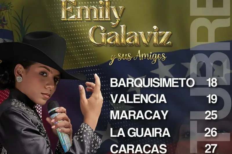 Emily Galaviz, la nueva reina de la música llanera inicia su primera ...